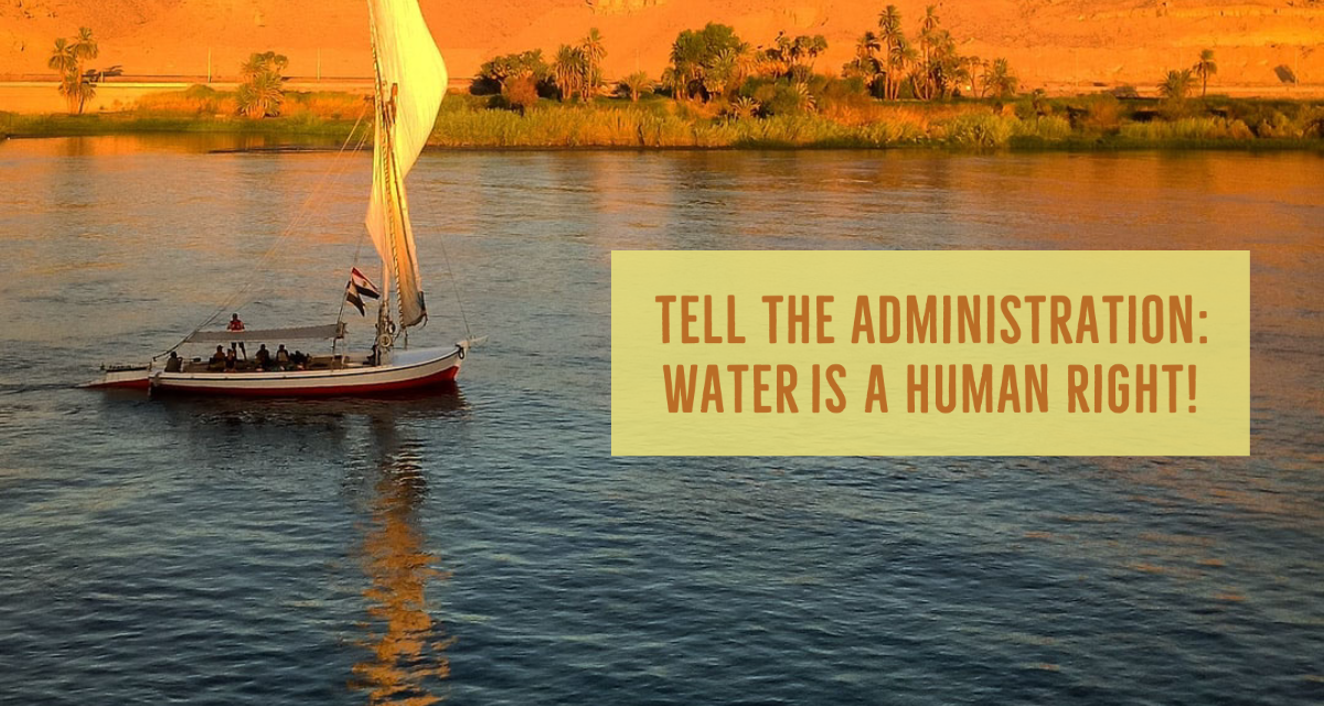 Tell the Administration: Water is a Human Right! - Global Ministries