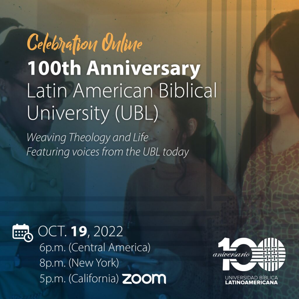 The Latin American Biblical University Celebrates Its 100th Anniversary ...
